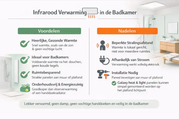 Infrarood verwarming, de voor- en nadelen uitgelegd